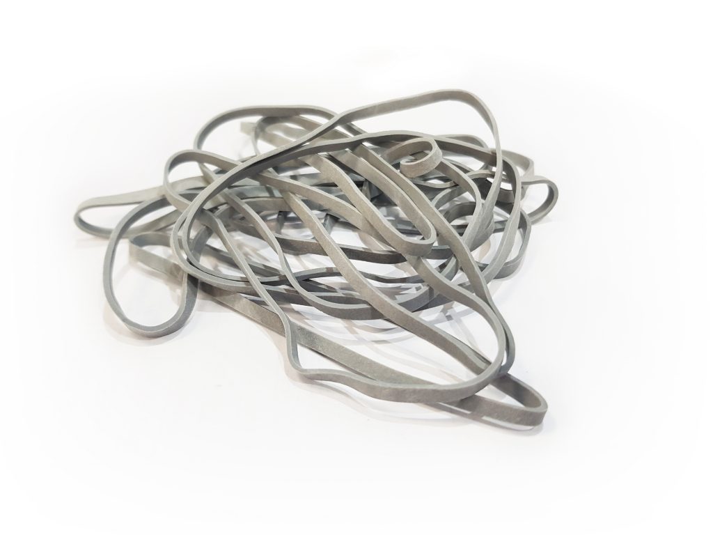 Grey Rubber Bands - Rubber Bands - Red Arrow Supplies